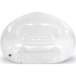Intex Luftsessel "TRANSPARENT BEANLESS BAG CHAIR", B/H/L: 127cm x 74cm x 137cm, transparent, Luftbetten