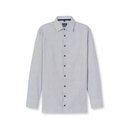 OLYMP Herren Businesshemd "OLYMP Luxor 24/Seven, Modern Fit, New Kent"aubergine, Gr. 45, 64% Baumwolle, 27% Polyester, 9% Elasthan, Hemden