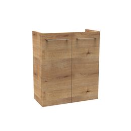 Fackelmann Waschbeckenunterschrank 'SBC' braun matt 52 x 60 x 24,3 cm