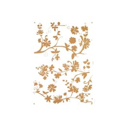 Komar Wandtattoo "Frasca - Gr&ouml;&szlig;e 50 x 70 cm", B/H/T: 50cm x 70cm, Blumen, braun, Kinderzimmer, Wandtattoos, selbstklebend, Wandsticker