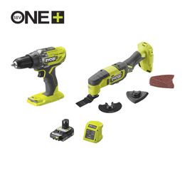 Ryobi Akku-Maschinen-Set '18 V ONE +' mit Akku und Ladeger&auml;t