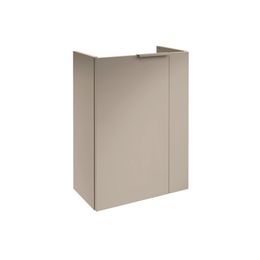 Fackelmann Waschbeckenunterschrank 'SBC' grau matt 44 x 60 x 24,3 cm links