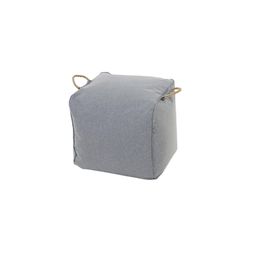 siena GARDEN Gartenhocker 'Integral' Polyethylen grau 46 x 46 x 46 cm