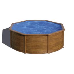 GRE Massivholzpool-Set 'Pacific' &Oslash; 320 x 122 cm mit Sandfilter und Sicherheitsleiter