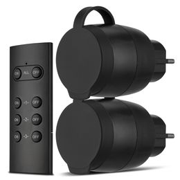 REV Ritter Funksteckdosen-Set Mini 2+1 schwarz