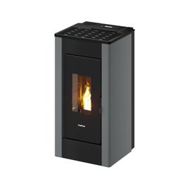 FreePoint Pelletofen 'Sharp' Stahl titanium 2,5 - 7 kW