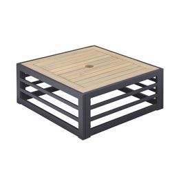 Beistelltisch 'Carina' Stahl/Holz 60 x 25 x 60 cm