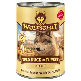 Wolfsblut Hundenassfutter 'Wild Duck & Turkey' Adult 395 g