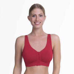 Damen Soft-BH, ANITA SINCE 1886, Gr. L, rot, Obermaterial: 88% Polyamid, 12% Elasthan, BHs, herausnehmbare Cups, mit Rei&szlig;verschluss, breite Tr&auml;ger,