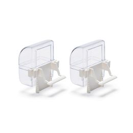 Beeztees Futter- und Wasserspender weiss 2er Set