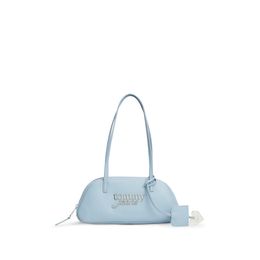 Tommy Jeans Damen Schultertasche "TJW BOLD SHOULDER BAG", blau, Lederimitat, Taschen, Damen Handtasche, Umh&auml;ngetasche mit plakativem Logo