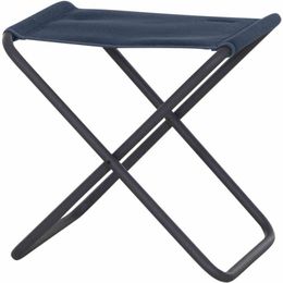 siena GARDEN Campinghocker 'Premium' klappbar Aluminium blau 40 x 47 x 49 cm