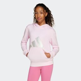 M&auml;dchen Kapuzensweatshirt "SEASONAL ESSENTIALS COTTON KIDS HOODIE", pink, Gr. 164, adidas Sportswear, Obermaterial: 55% Baumwolle, 36% Polyester, 9%