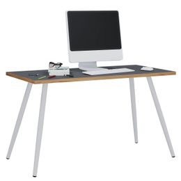 Schreibtisch Vcm, B:110cm T:50cm, braun, B&uuml;ro, Tische, "Schreibtisch B&uuml;rotisch Computertisch Salia 110x50"