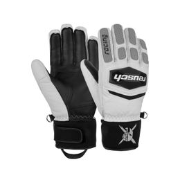 Reusch Damen Skihandschuhe "Worldcup Warrior Team", schwarz-wei&szlig;, Gr. 7,5, mehrfarbig, 50% Ziegenleder, 50% Polyester, Handschuhe, mit winddichten
