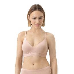 Mey Damen Triangel-BH "Invisibles", Gr. XL, rosa, Interlock, Obermaterial: 69% Polyamid, 31% Elasthan, BHs, b&uuml;gellos, extra weich, besonders elastisch