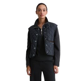 Marc O'Polo MARC O'POLO Damen Steppweste, schwarz, Gr. 44, Obermaterial: 100% Polyester, Westen