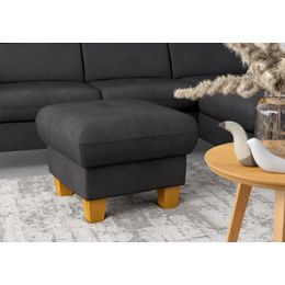 Polsterhocker OTTO HOME, B:61cm H:46cm T:61cm, grau, 100% Polyester, Hocker, "Lindgren", mit Stauraum