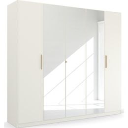 Kleiderschrank Rauch, B:226cm H:210cm T:54cm, wei&szlig;, Holzwerkstoff, Kinderzimmer, Schr&auml;nke, "Dreht&uuml;renschrank Schrank Garderobe Ankleide SKANDI BY