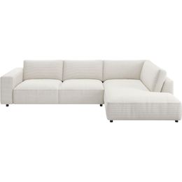 Ecksofa Musterring, B:330cm H:81cm T:224cm, wei&szlig;, 88% Polyester, 12% Polyacryl, Wohnzimmer, Sofas, "MR LUCIA, Luxuri&ouml;se Wohlf&uuml;hlgarnitur von