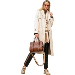 Andrea Conti Damen Sneaker, creme-camel, Gr&ouml;&szlig;e 38