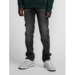 Jungen Straight-Jeans, schwarz, Gr. 104, PETROL INDUSTRIES, Denim/Jeans, Obermaterial: 98% Baumwolle, 2% Elasthan, Jeans, mit Washed-Optik