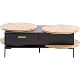 Couchtisch, B:130cm H:41,1cm T:66,5cm, schwarz, LOOKS by Wolfgang Joop, Wohnzimmer, Tische, "Looks", Solide Verarbeitung - Dieses Produkt ist in