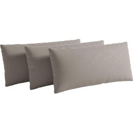 Sit & More Sofakissen SIT & MORE, B:60cm H:30cm T:12cm, beige, Stoff, Polsterauflagen, "Vanity, 2er-Set, B: 60 cm"