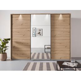 Kleiderschrank OTTO HOME, B:278cm H:214cm T:68cm, braun, Holzwerkstoff, Kinderzimmer, Schr&auml;nke, "Mehrzweckschrank Aktenschrank M&ouml;bel Mietswohnung