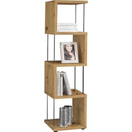 M&auml;usbacher Standregal M&Auml;USBACHER, B:33cm H:126cm T:33cm, braun, Holzwerkstoff, Wohnzimmer, Regale, "Sticks Regale", Breite 33 cm