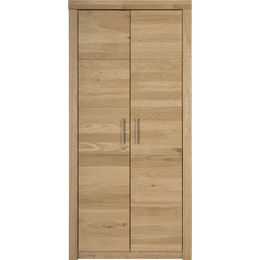 Aktenschrank, B:90cm H:189,5cm T:42cm, braun, VOGL M&Ouml;BELFABRIK, Holzwerkstoff, Massivholz, B&uuml;ro, Schr&auml;nke, "Toronto", in 2 Breiten, teilmassiv,