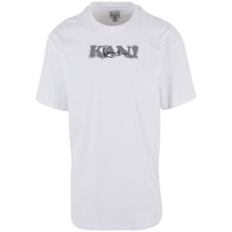 Karl Kani Herren T-Shirt "Karl Kani Herren KM242-027-1 Signature Retro Tee", wei&szlig;, Gr. S, 100% Baumwolle, Shirts