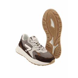 Hub Herren Sneaker Grid Braun 40 % Mesh, 40 % Wildleder, 20 % Rindleder
