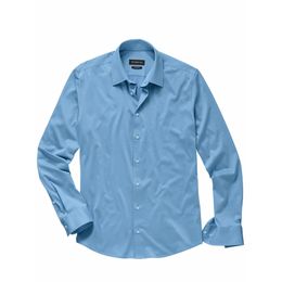 Mey & Edlich Mey & Edlich Herren Jersey-Hemd Blau 50 % Baumwolle, 50 % Modal