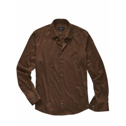 Mey & Edlich Mey & Edlich Herren Jersey-Hemd Braun 50 % Baumwolle, 50 % Modal