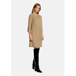 Cartoon Damen Druckkleid "Damen mit Taschen", beige, Gr. 44, Obermaterial: 94% Polyester, 6% Elasthan, Kleider