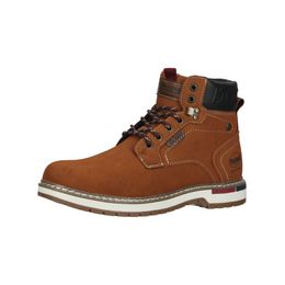 Damen Schn&uuml;rstiefelette "Dockers by Gerli Stiefelette Lederimitat", Dockers by Gerli, Gr. 44hellgrau, Lederimitat, Schuhe