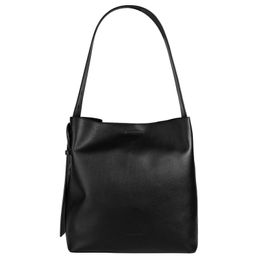 Bugatti Damen Shopper "ARIA", schwarz, Polyurethan (PU), leicht gl&auml;nzend, unifarben, Taschen
