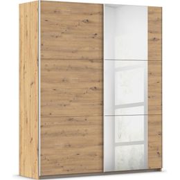 Schwebet&uuml;renschrank Rauch, B:175cm H:210cm T:59cm, braun, Holzwerkstoff, Schr&auml;nke, "Kleiderschrank Schrank Garderobe AURELIO", zeitloses Design,