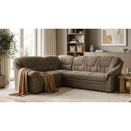 Ecksofa OTTO HOME, B:234cm H:84cm T:185cm, braun, 100% Polyester, Wohnzimmer, Sofas, "Nyborrg 234 x 185 cm, auch mit Schlaffunktion, formsch&ouml;n &