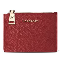 LAZAROTTI Damen Kartenetui "Bologna Leather Schl&uuml;sseletui Cardholder RFID Leder 11,5", rot, Leder, Kleinlederwaren