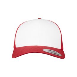 Flexfit Flex Cap "Flexfit Unisex Retro Trucker Colored Front", rot, 60% Baumwolle, 40% Polyester, Caps