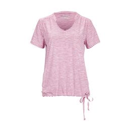 Killtec Damen T-Shirt "WMN TSHRT F", pink, Gr. 42, Obermaterial: 94% Polyester, 6% Elasthan, Shirts, Gestreiftes, schnelltrocknendes Funktionsshirt