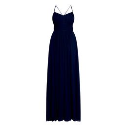 Vera Mont Damen Abendkleid "Damen mit Plissee", blau, festlich, Gr. 34, Obermaterial: 100% Polyester. Futter: 100% Polyester, Kleider
