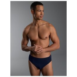TRIGEMA Herren Slip "TRIGEMA Slip", Gr. L, blau, 90% Polyamid, 10% Elastan, Unterhosen