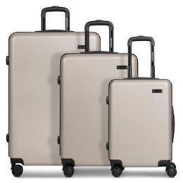 SMARTBOX Herren Kofferset "Edition 05 4 Rollen Kofferset 3-teilig", beige, ABS, Koffer-Sets