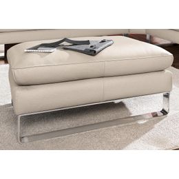 Hocker Calia italia, B:95cm H:42cm T:68cm, grau, Wohnzimmer, Hocker, "Dave hochwertig und bequem, B/T 95/68cm", mit Kufenfu&szlig;
