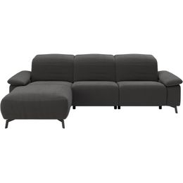 Ecksofa Musterring, B:280cm H:83cm T:180cm, grau, 95% Polyester, 5% Nylon, Wohnzimmer, Sofas, "MR 370, intelligenter Komfort im modernen Design",