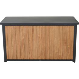 Kissenbox siena GARDEN, B:59cm H:75cm T:135cm, braun, Aluminium, Garten, Aufbewahrungsboxen, Gestell aus Aluminium, 135x59x75cm woodlook