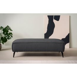 Polsterhocker OTTO HOME, B:140cm H:44cm T:65cm, grau, Hocker, "TVINNU Cord", zur Serie TVINNU, gem&uuml;tlicher Sitzkomfort, rechteckig, schwarze F&uuml;&szlig;e